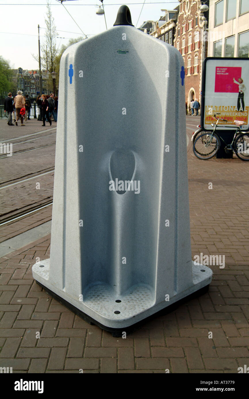 Urinal public amsterdam hi-res stock photography and images - Alamy