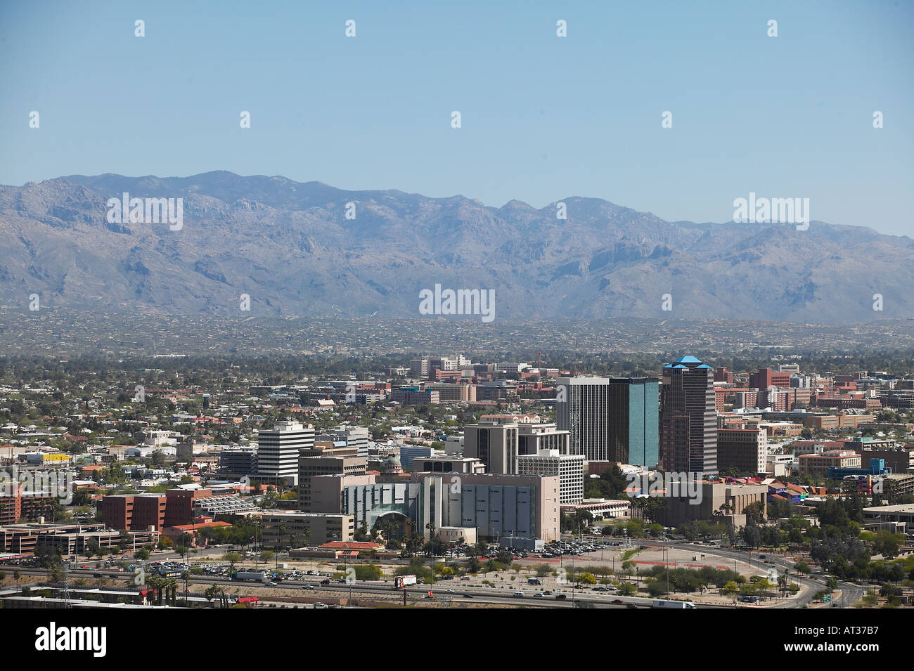 Skyline Tucson Arizona USA Stock Photo - Alamy