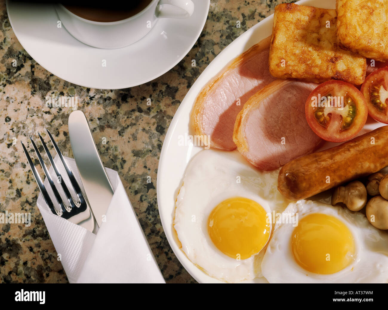 An English breakfast Stock Photo - Alamy