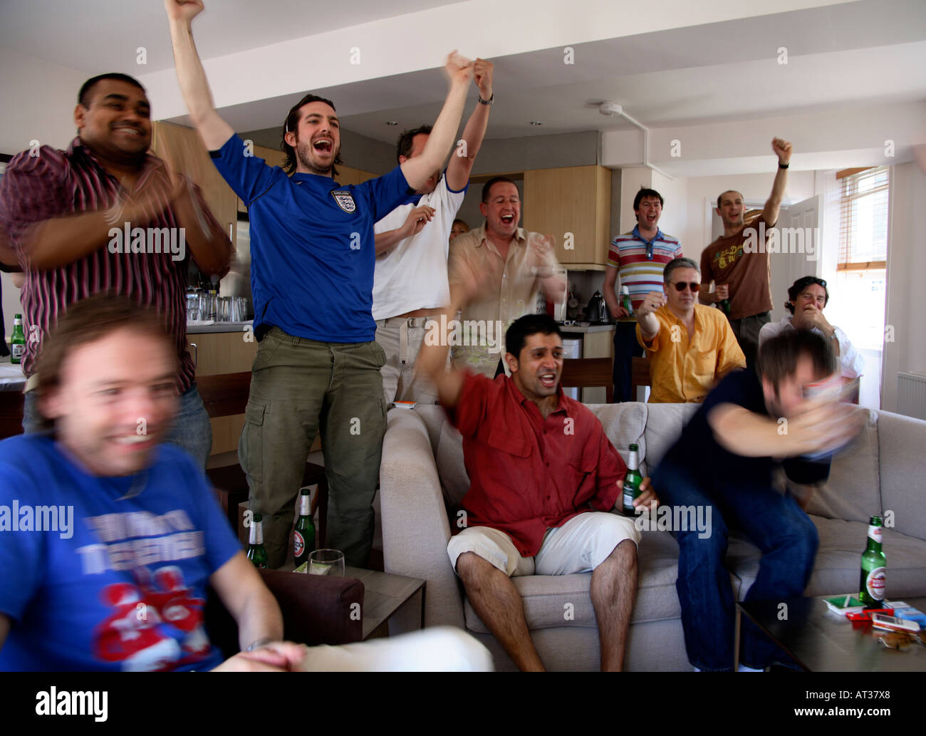 Celebrate englands goal hi-res stock photography and images - Alamy