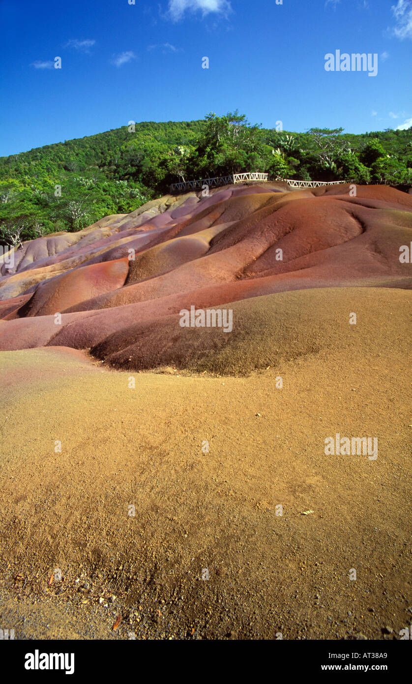 Seven Coloured Earths Mauritius Stock Photo - Alamy