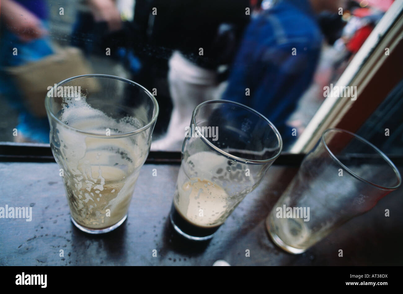 Empty guinness beer glass hi-res stock photography and images - Alamy