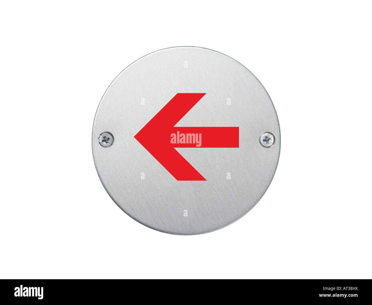 Go left sign Cut Out Stock Images & Pictures - Alamy