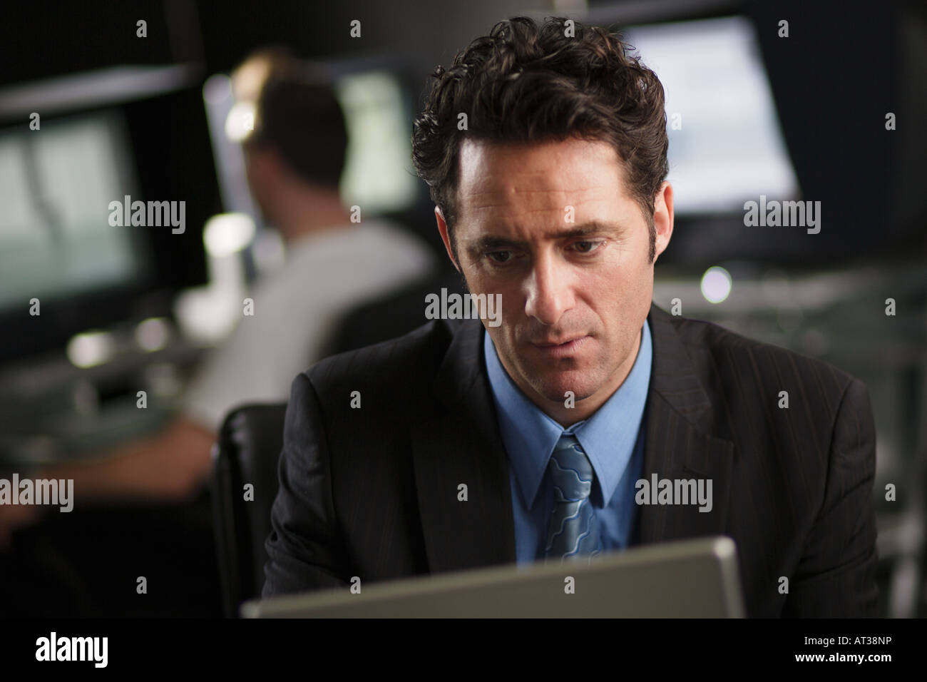 A business man looking concerned Stock Photo - Alamy