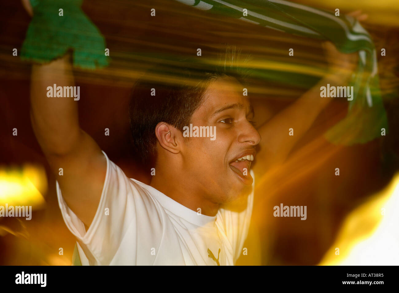 Saudi arabian football fans hi-res stock photography and images - Alamy