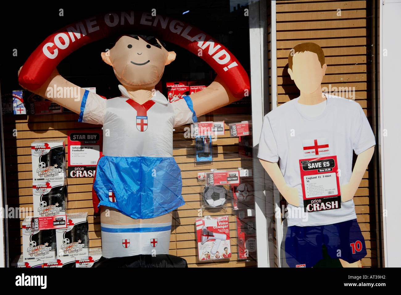 World cup football window display hi-res stock photography and images ...