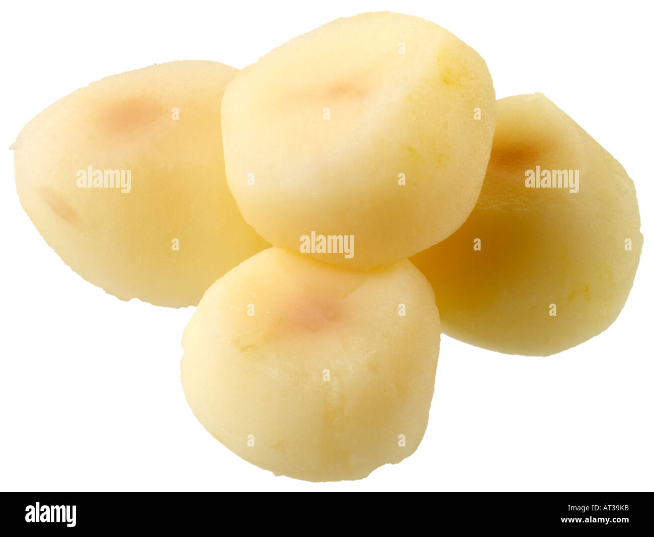 PEELED WATER CHESTNUTS CUT OUT Stock Photo - Alamy