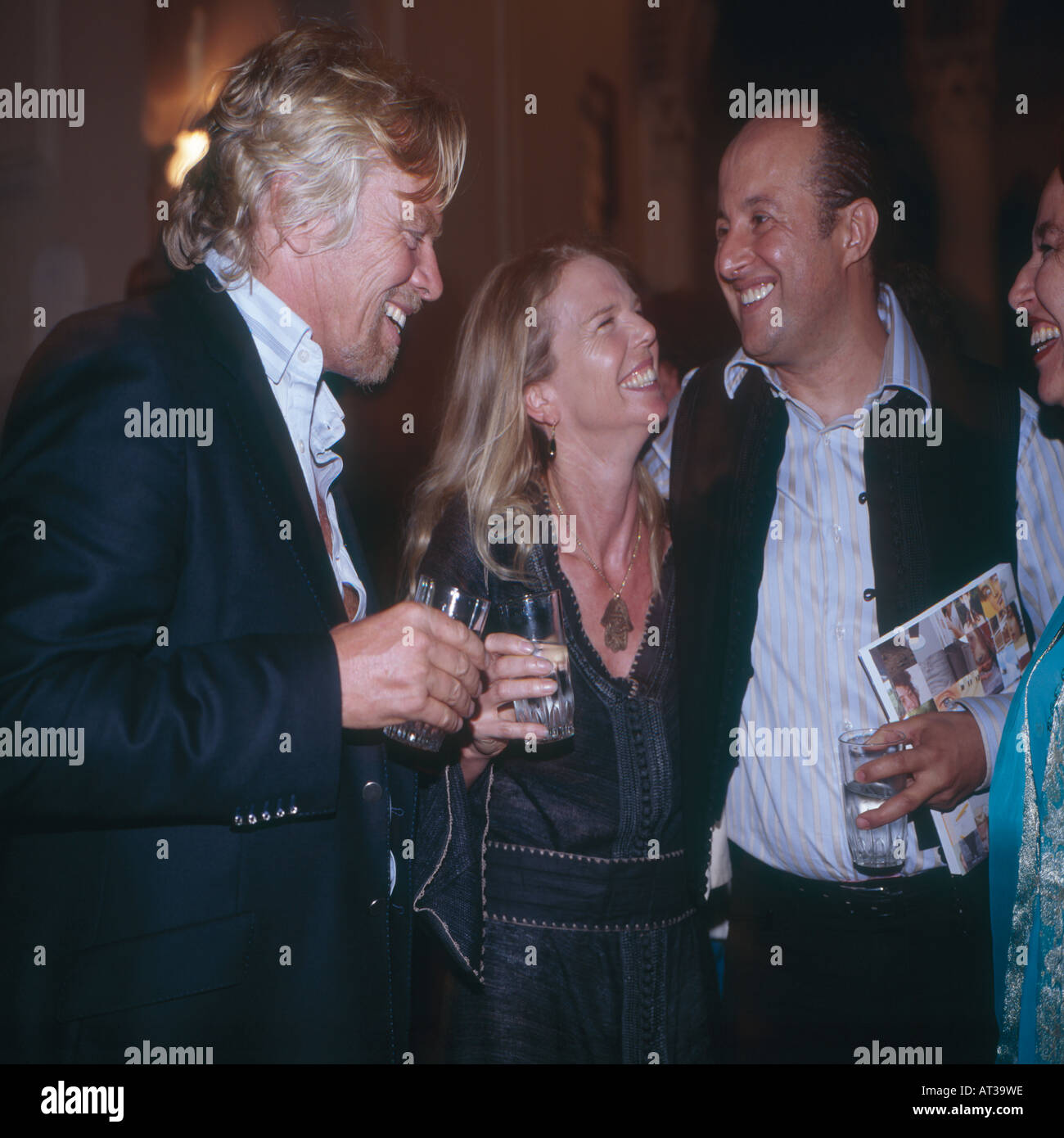 Richard and Vanessa Branson and Abel Damoussi ARTS IN MARRAKECH ...
