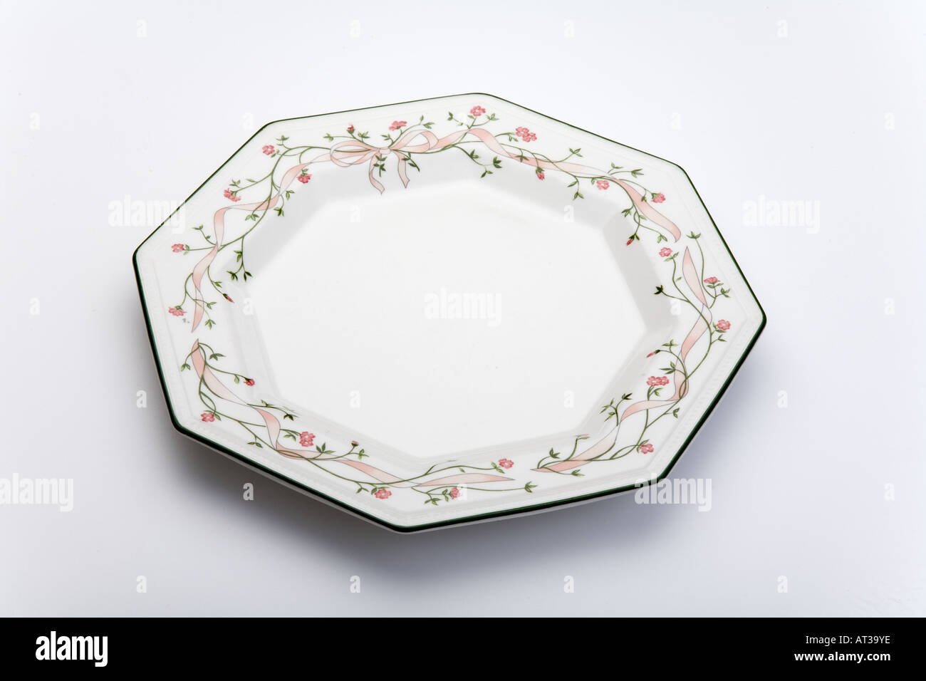 octagonal dinner plate Stock Photo - Alamy