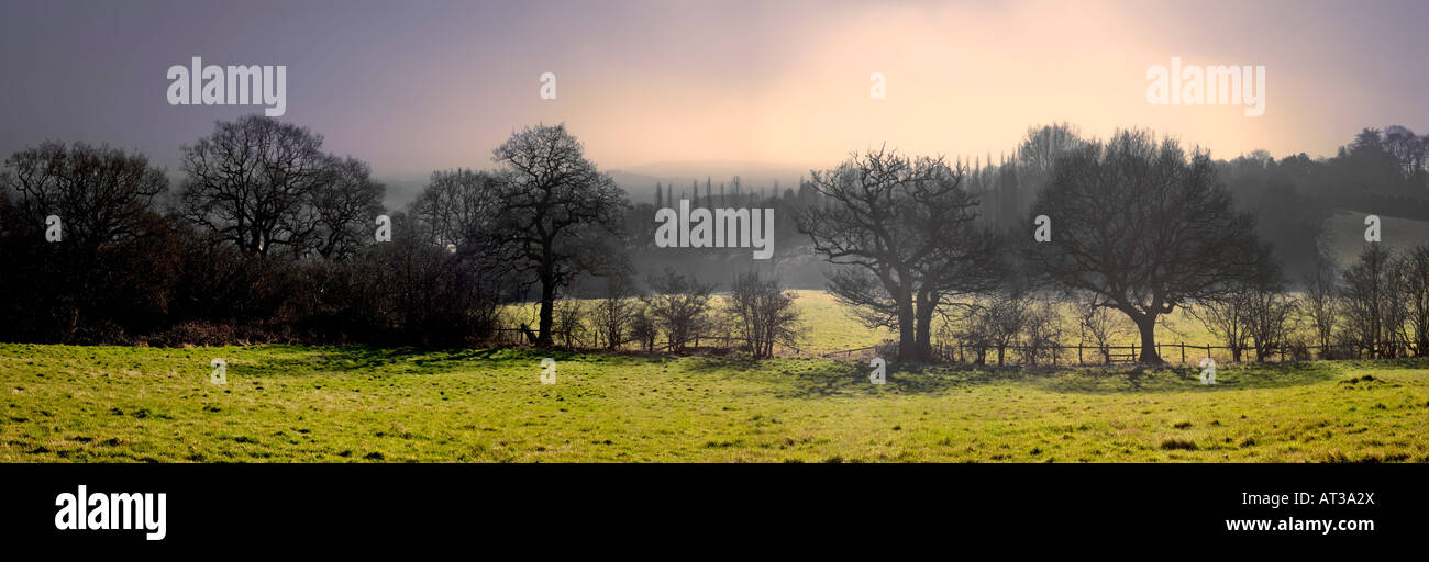 A view over countryside beoley worcestershire midlands england uk Stock ...