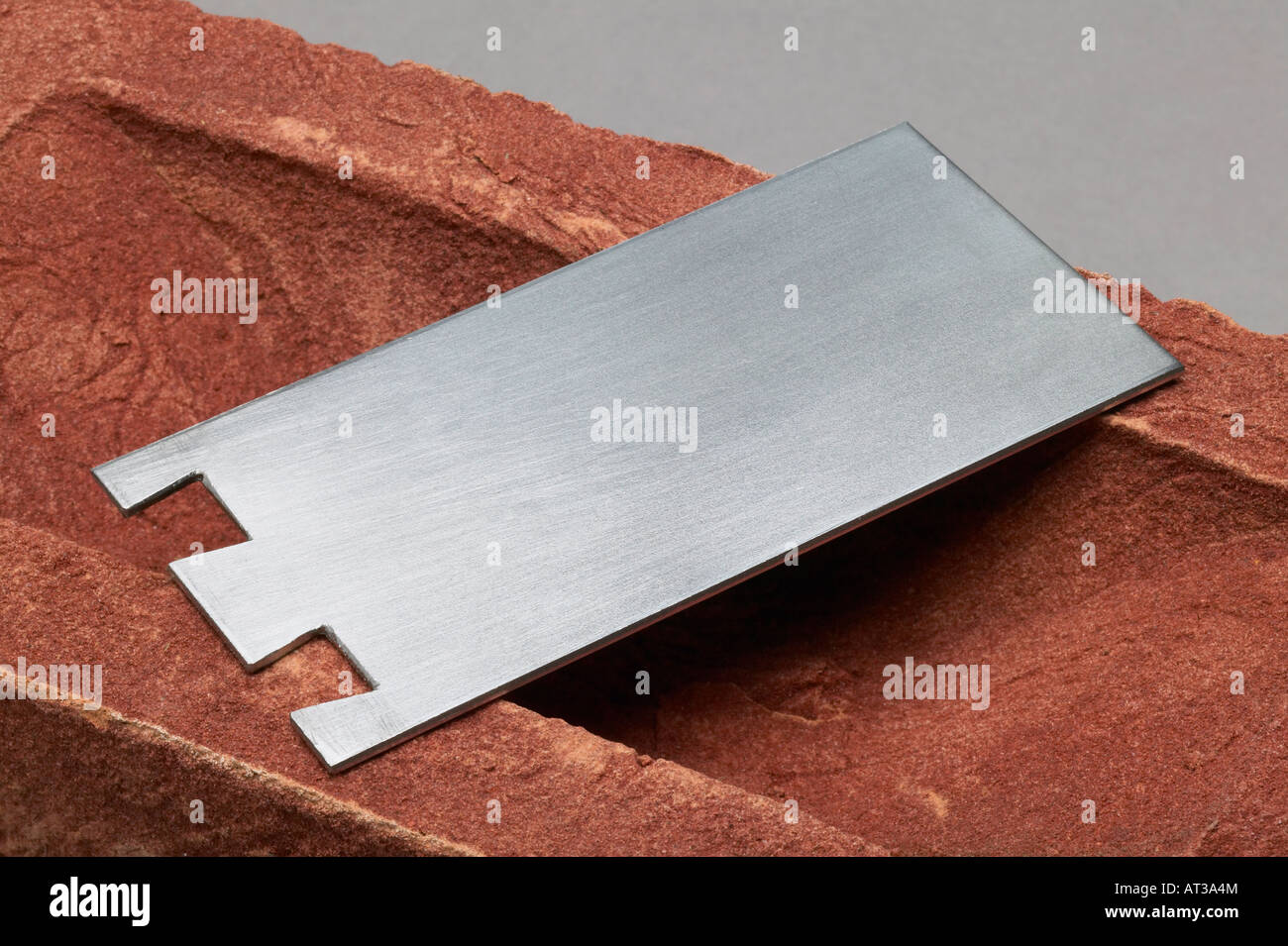 Handmade Bricklayers Metal Tingle Plate Tool Stock Photo: 16188307 - Alamy