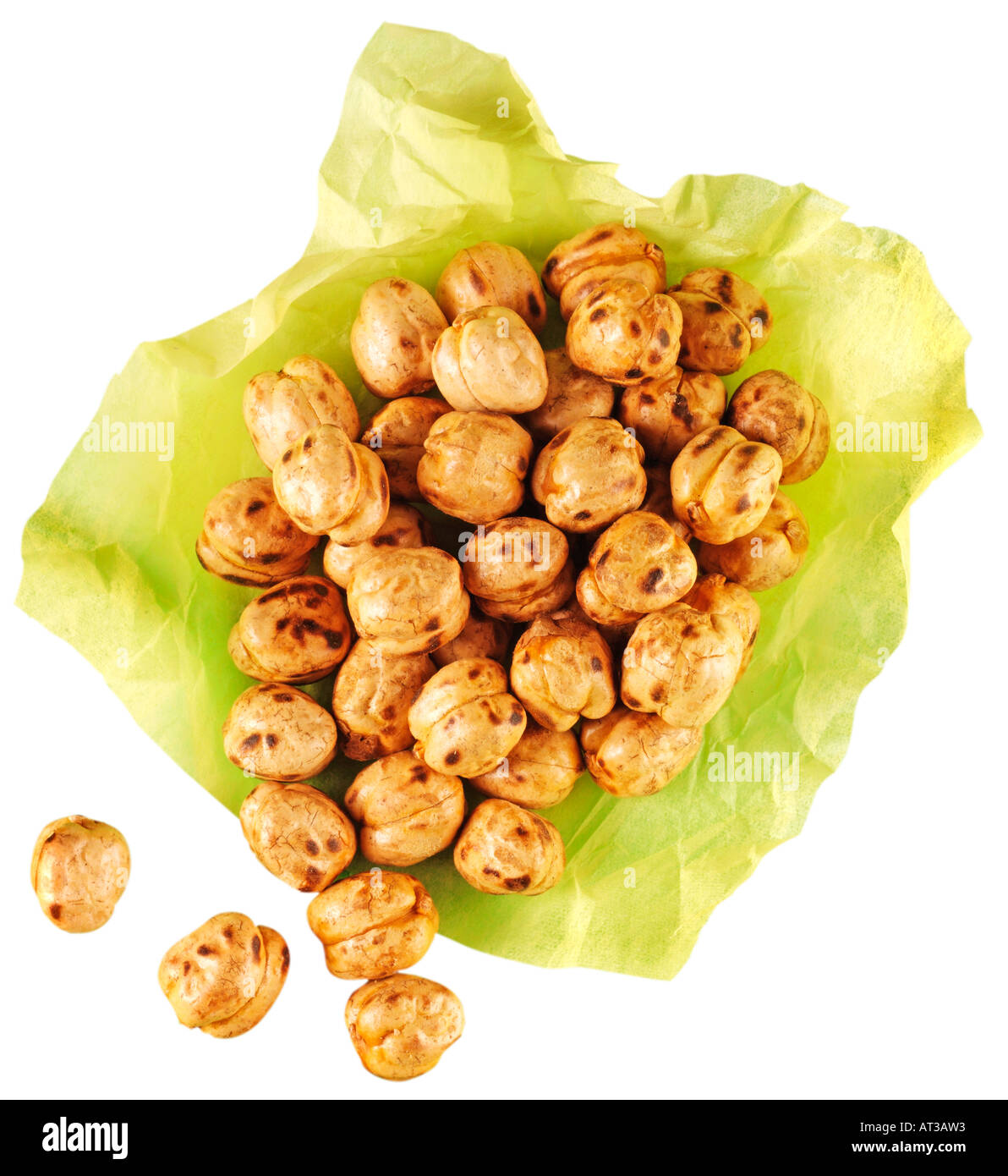 ROASTED YELLOW CHICKPEAS CUT OUT Stock Photo - Alamy