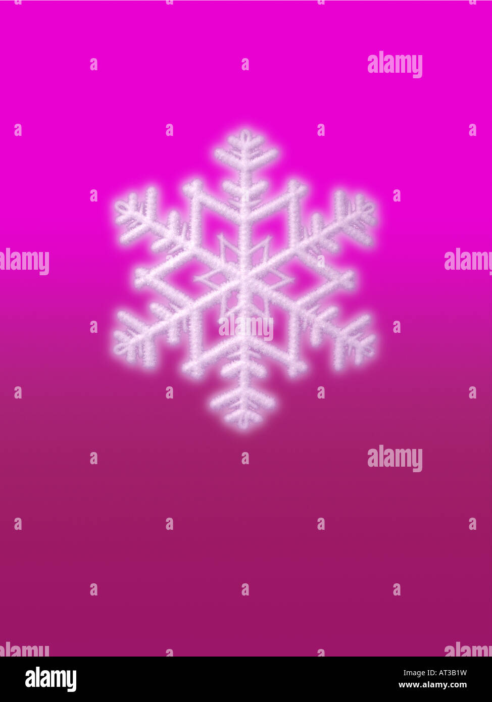A single pink snowflake Stock Photo - Alamy