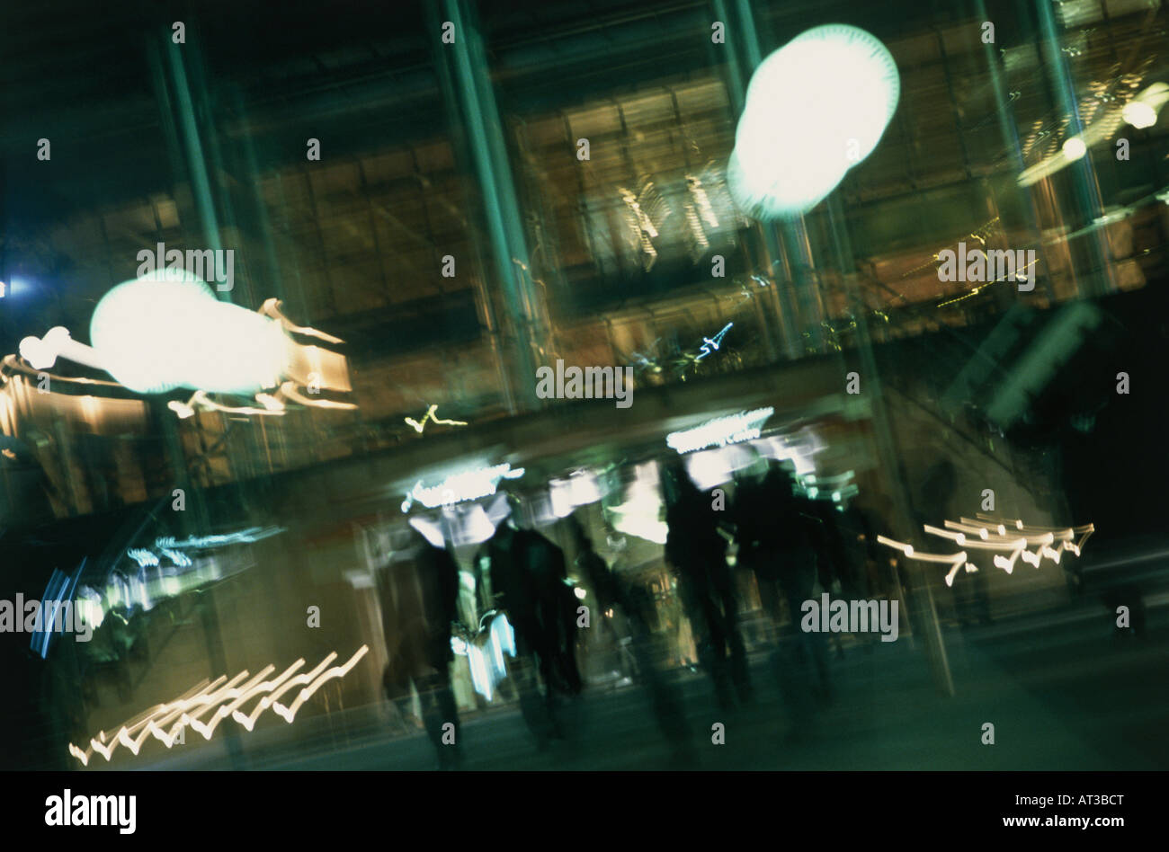 Night time office building workers hi-res stock photography and images ...