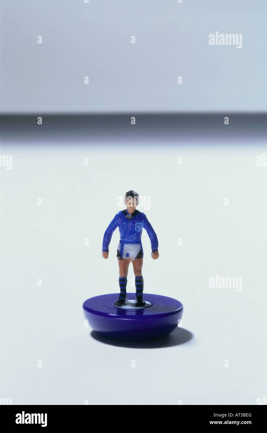 A plastic toy footballer Stock Photo - Alamy