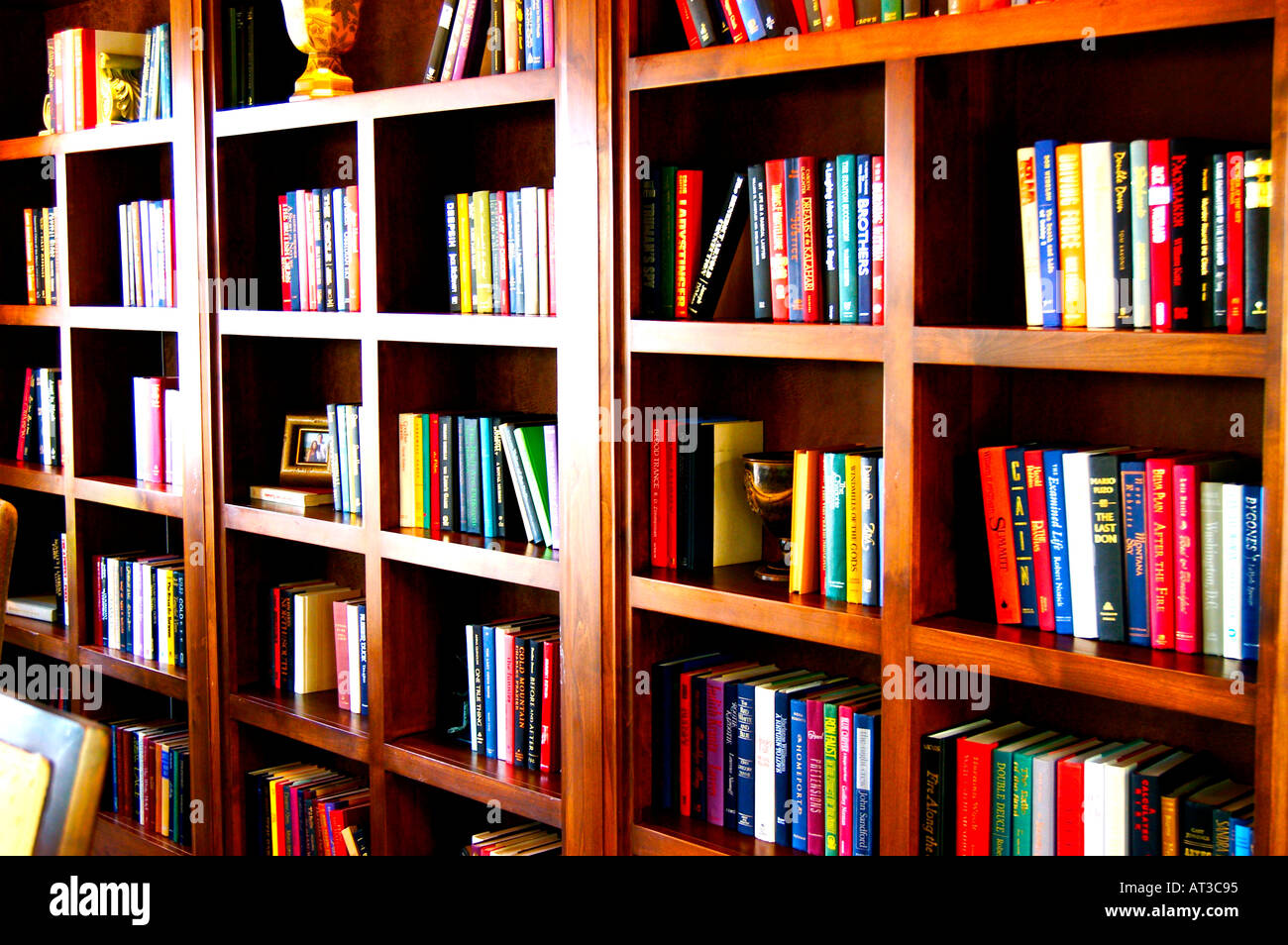 home study bookcase Stock Photo - Alamy