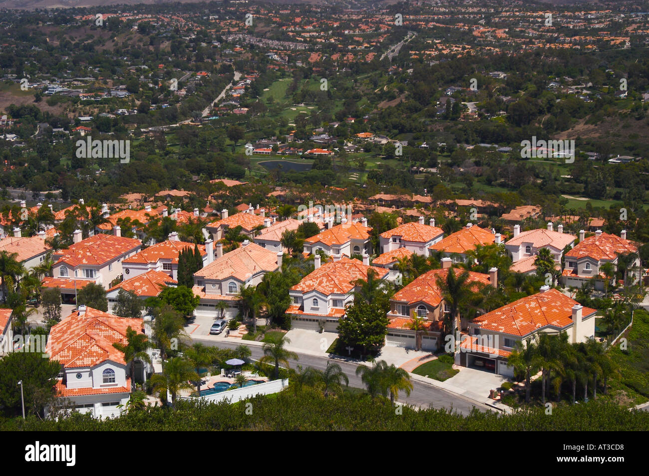 Orange County homes Calif Stock Photo - Alamy