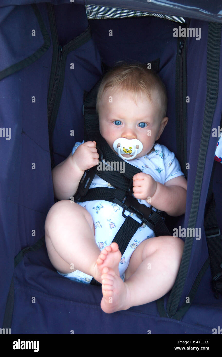 baby in stroller Stock Photo - Alamy