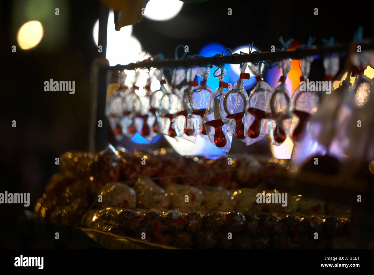 Sweets candy funfair stall hi-res stock photography and images - Alamy