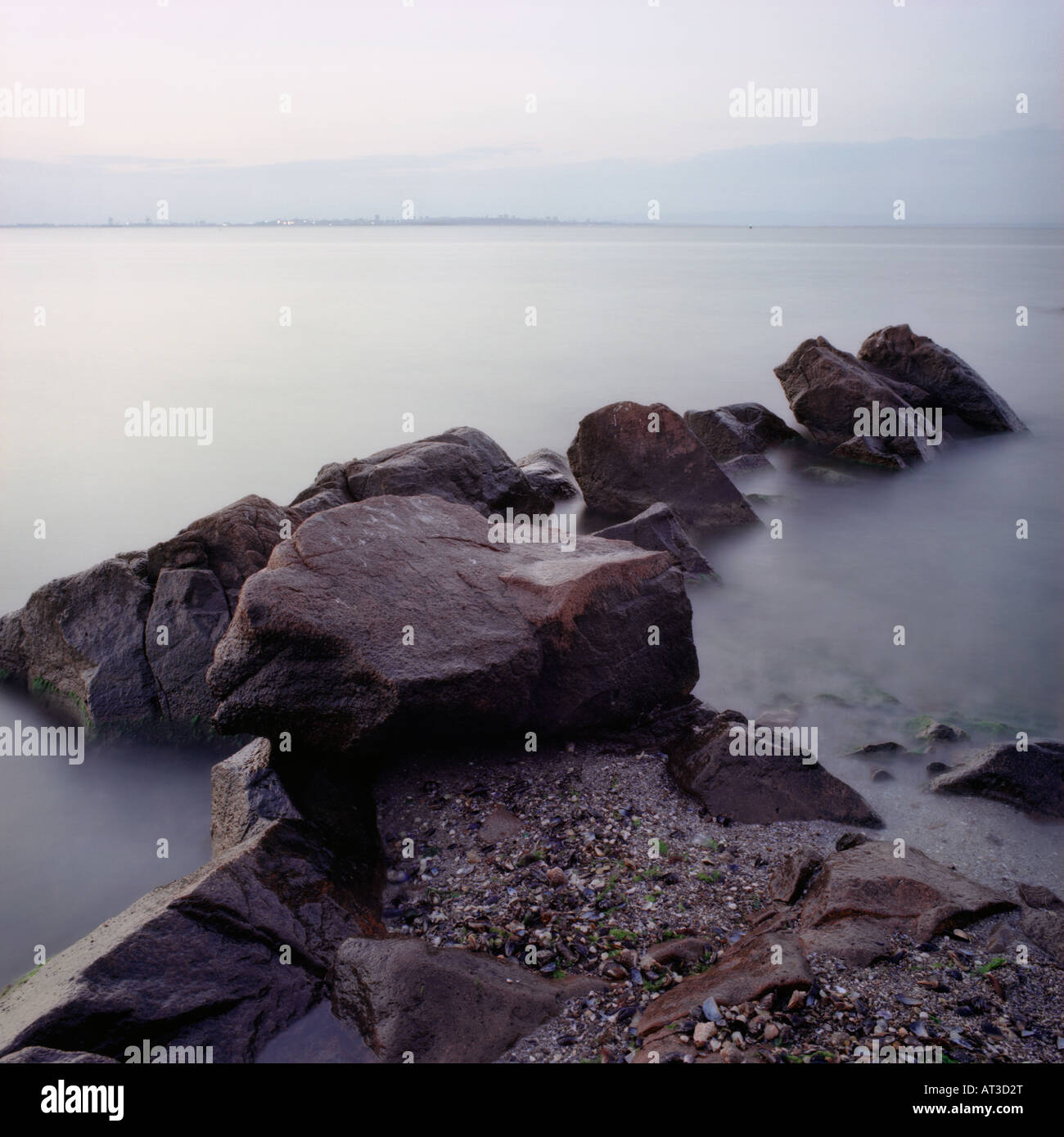 Rocks in the sea Stock Photo - Alamy