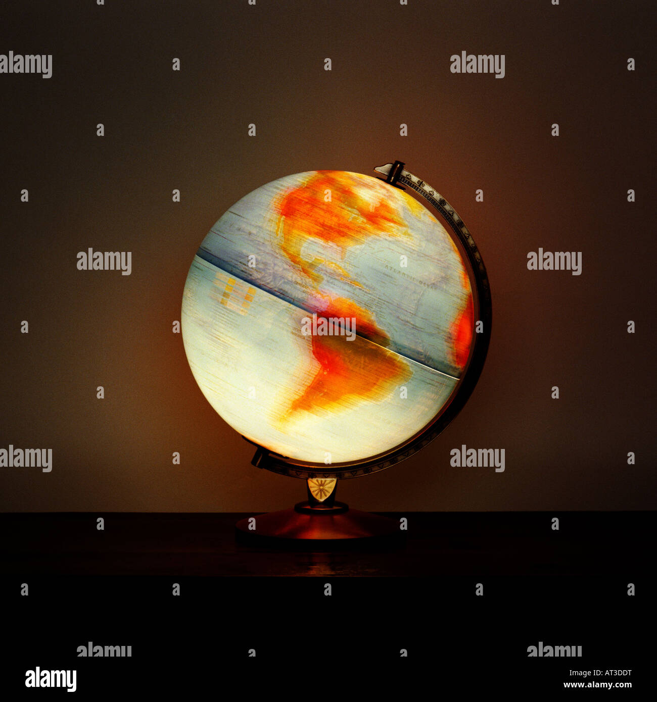 Globe map equator hi-res stock photography and images - Alamy