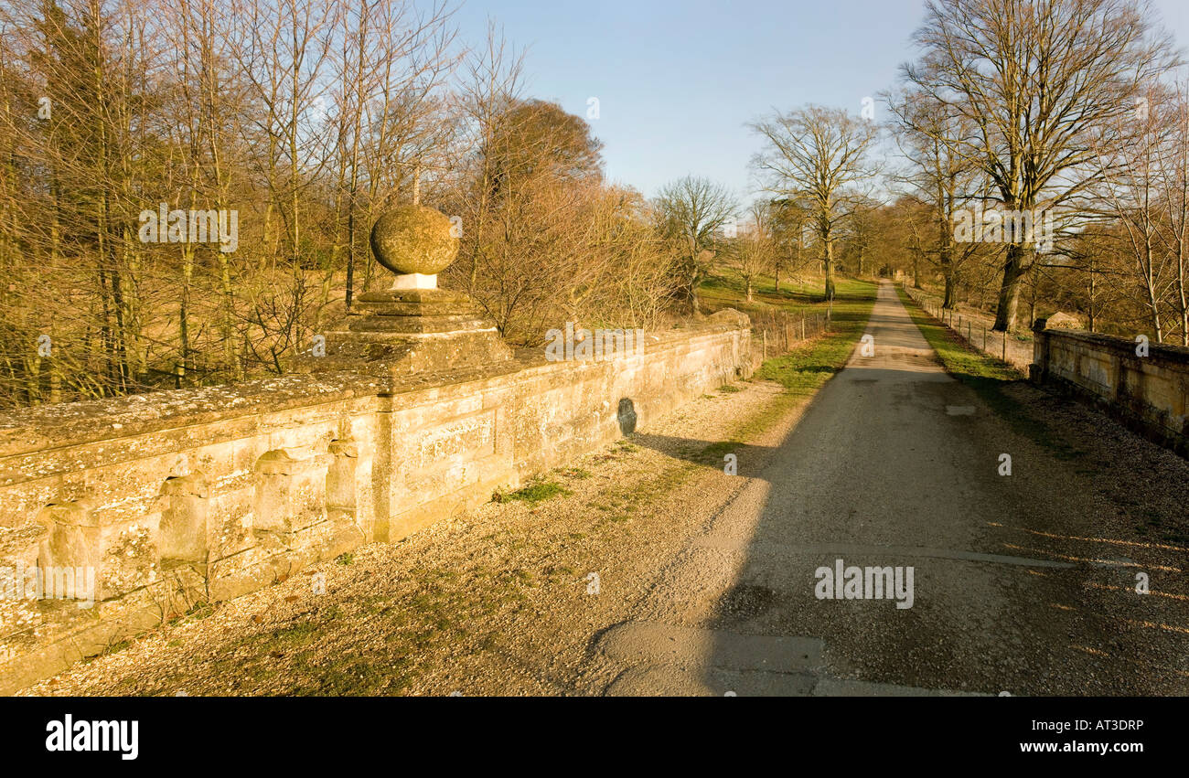 An ornamental bridge on a country estate Stock Photo - Alamy