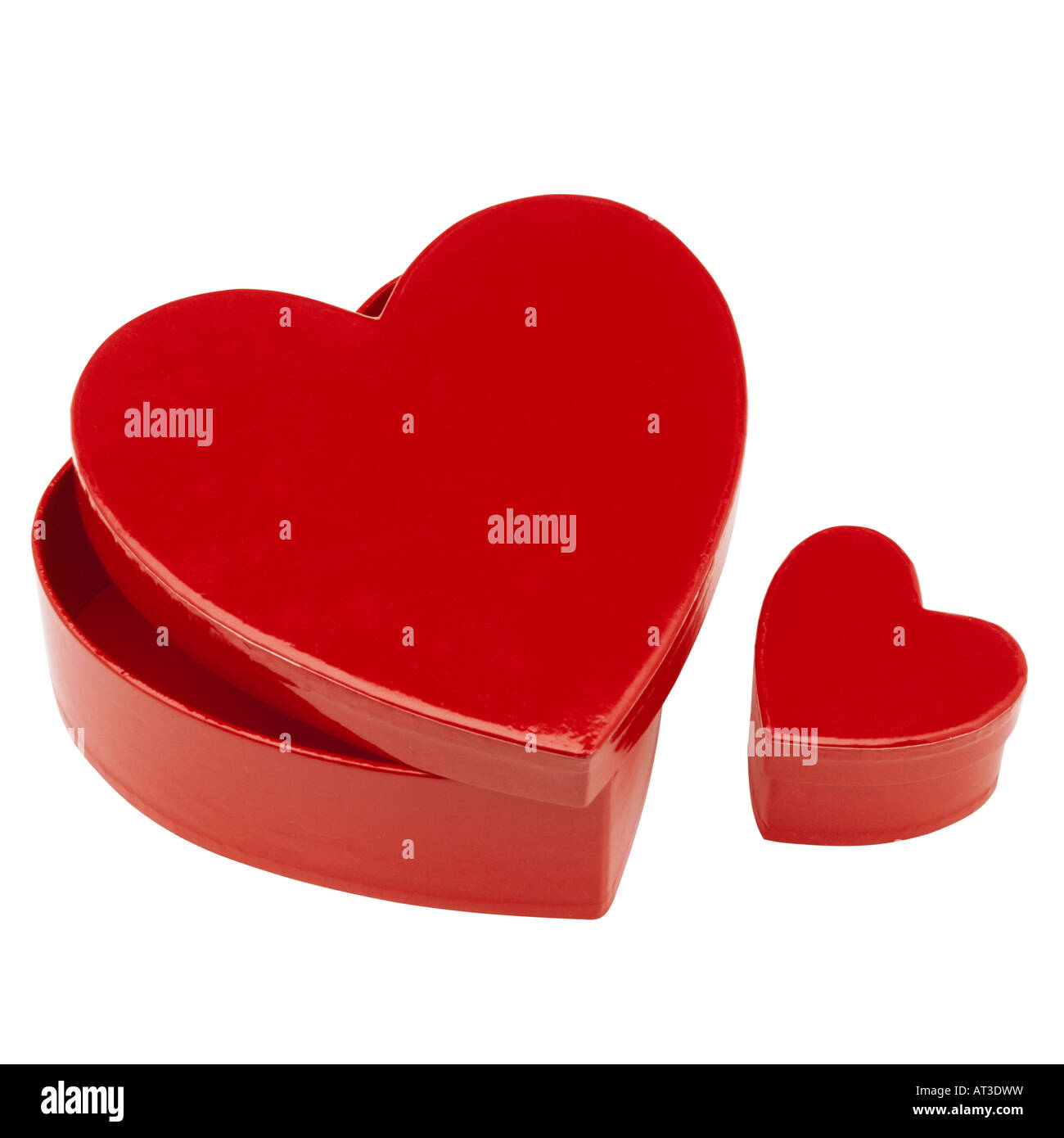 Heart shaped gift boxes Stock Photo - Alamy