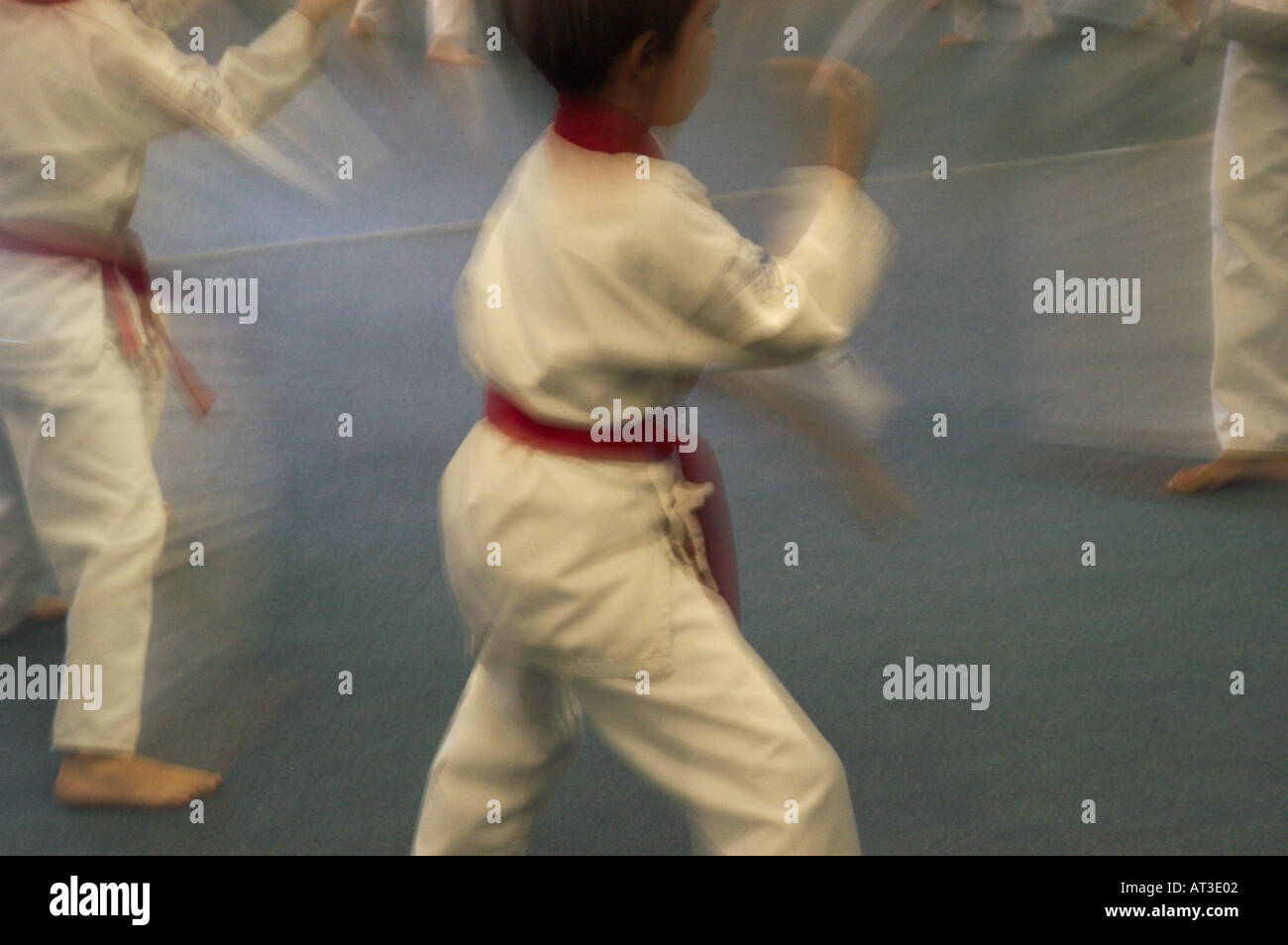 karate class Stock Photo - Alamy