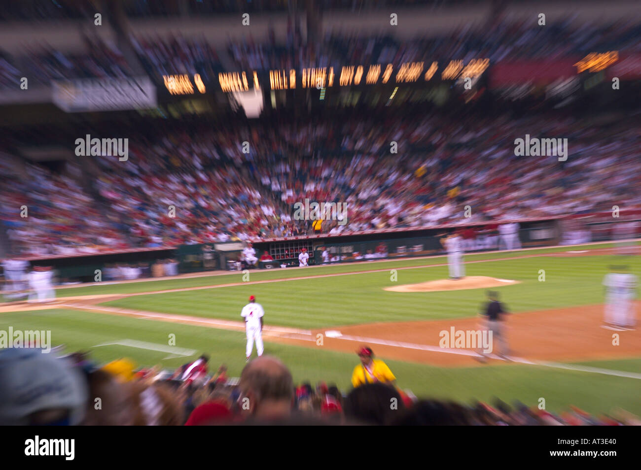 night baseball game Stock Photo - Alamy
