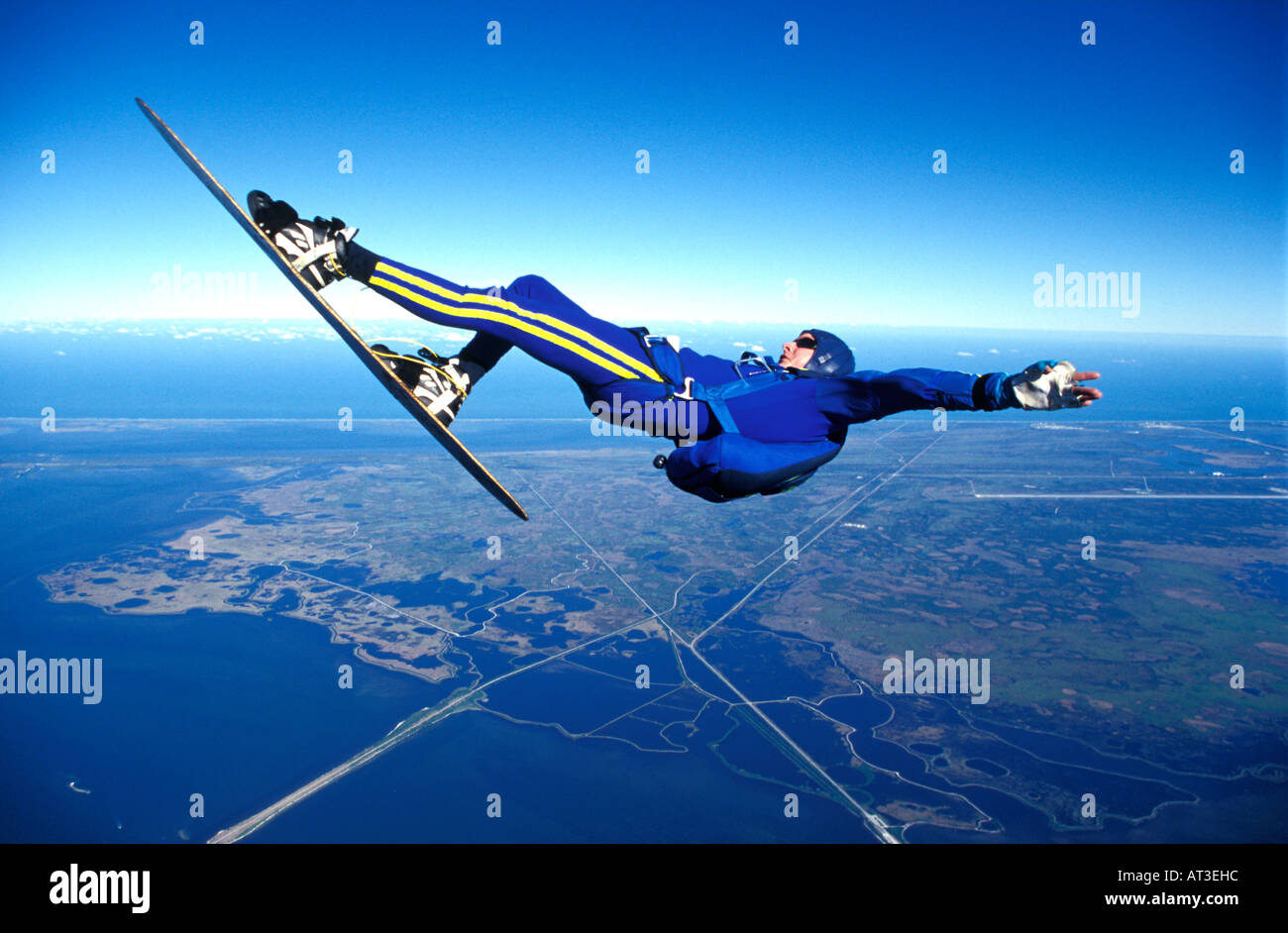 Sky Surfer over Florida USA Stock Photo - Alamy