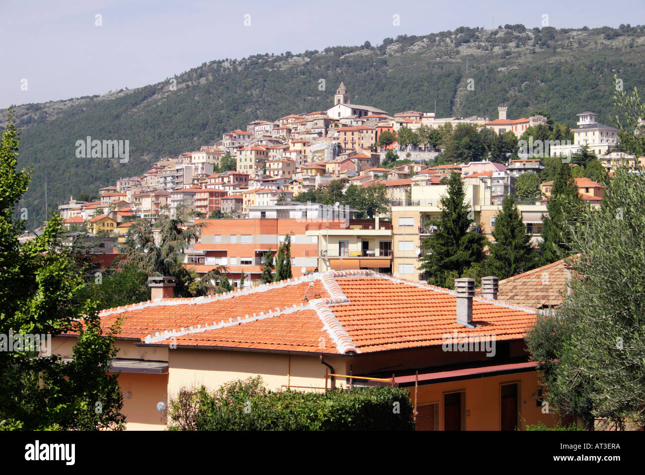 Fiuggi Citta medieval town, Italy Stock Photo - Alamy