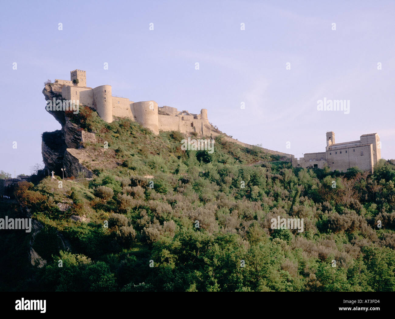 CASTELLO DI ROCCASCALEGNA ABRUZZO ITALY EUROPE Stock Photo - Alamy