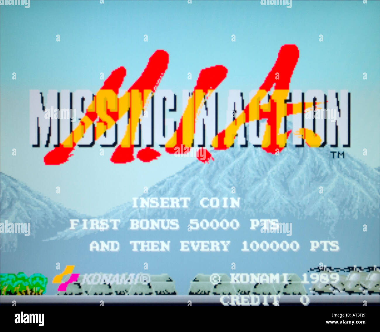 Missing In Action Konami 1989 vintage arcade videogame screenshot ...