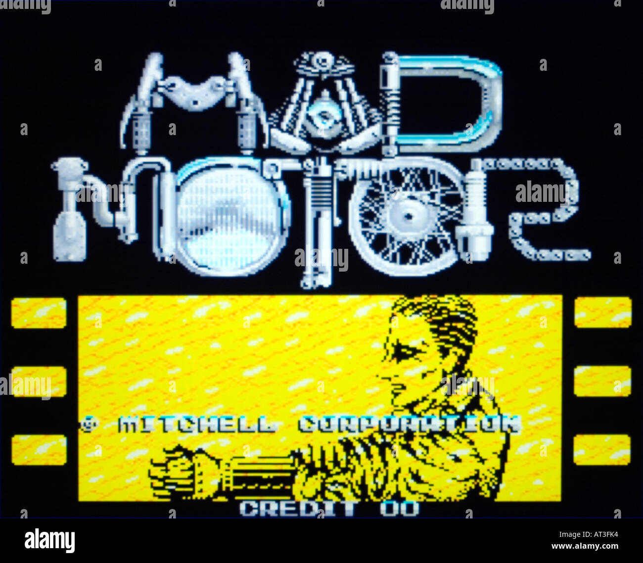 Mad Motor Nihon Bussan AV Japan Mitchell Corp 1989 vintage arcade ...