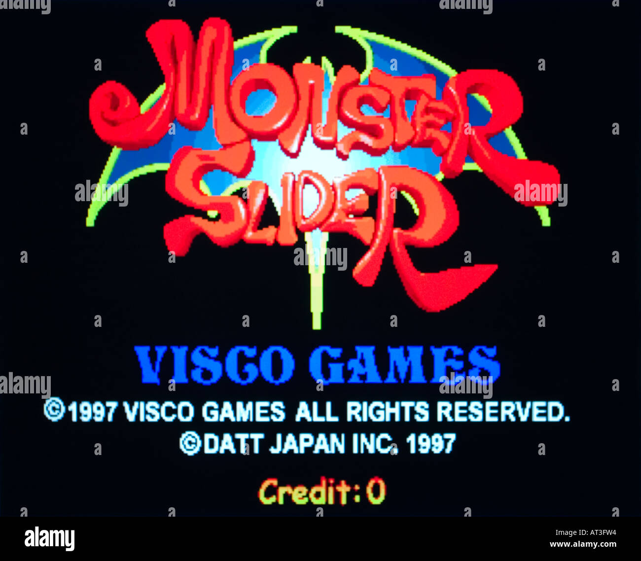 Monster Slider Visco Games Datt Japan Inc 1997 vintage arcade videogame ...