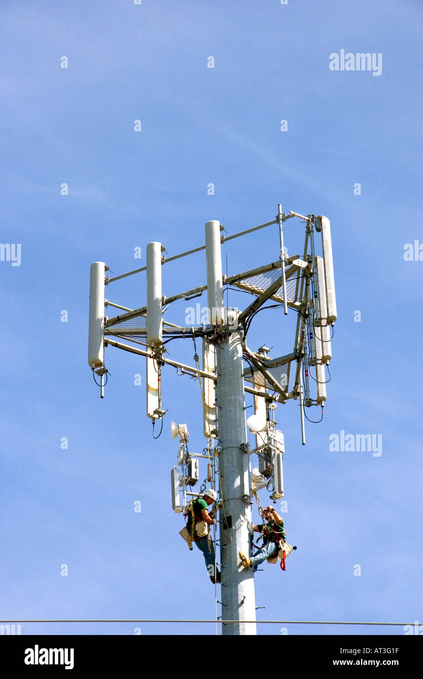 Cellular technicians hi-res stock photography and images - Alamy