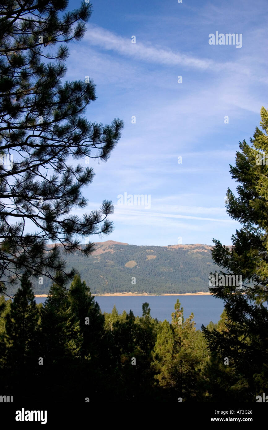 Lake Cascade at Cascade, Idaho in the Boise National Forest Stock Photo ...