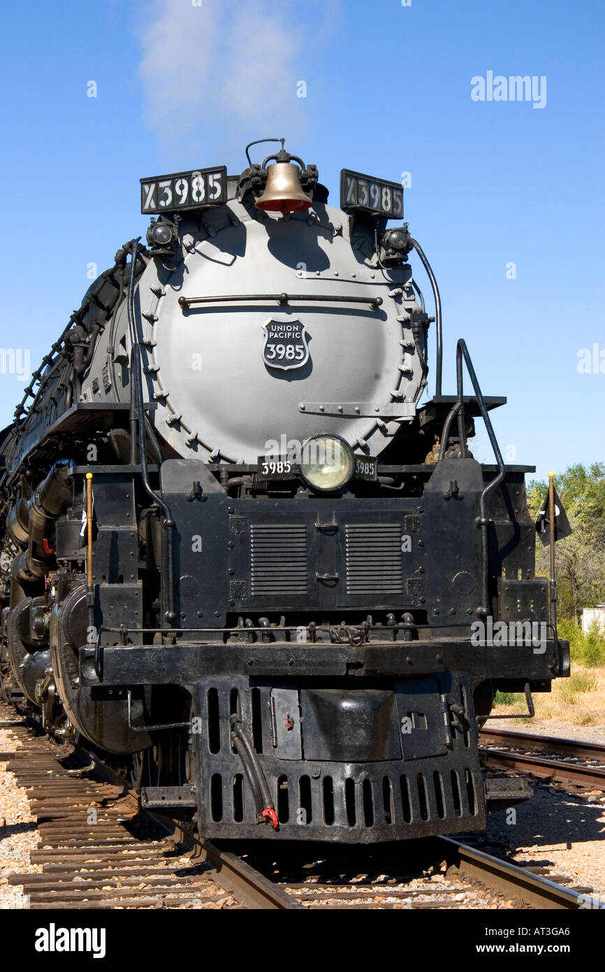 Historic Challenger locomotive steam engine during September 2005 visit ...