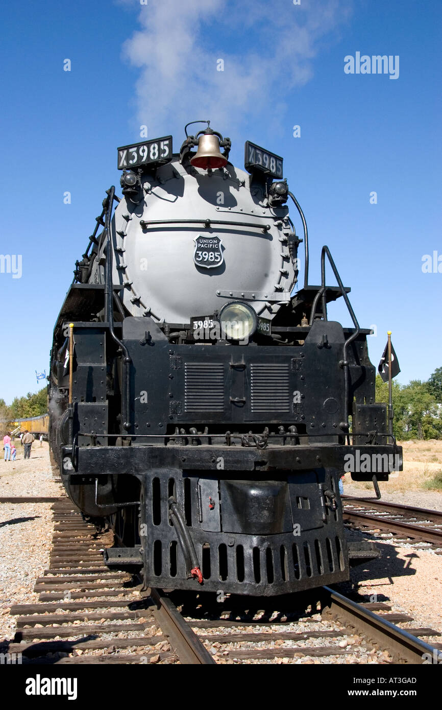 Historic Challenger locomotive steam engine during September 2005 visit ...