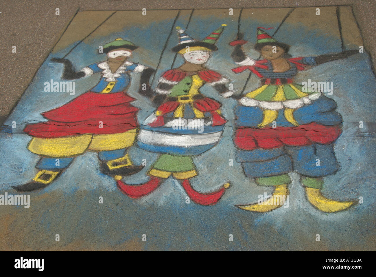 Chalk pavement art sydney hi-res stock photography and images - Alamy