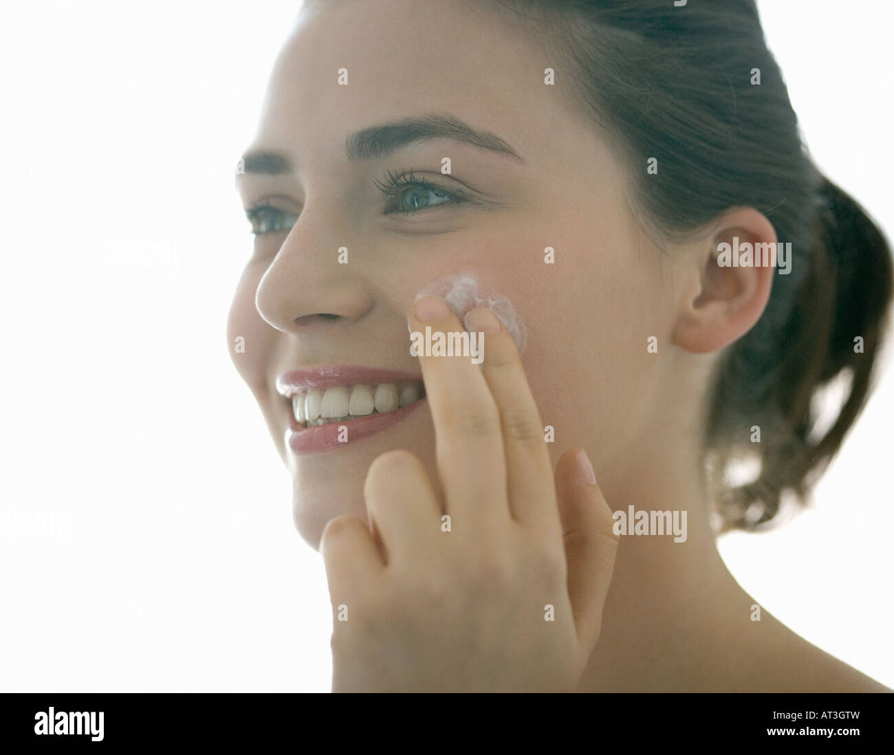 Woman moisturise lips hi-res stock photography and images - Alamy