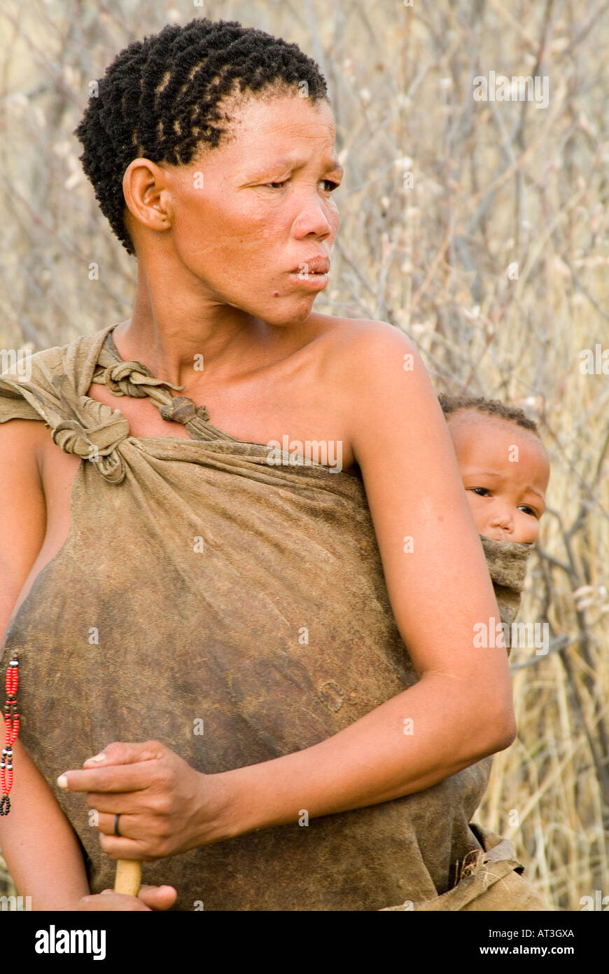 San bushmen child hi-res stock photography and images - Alamy