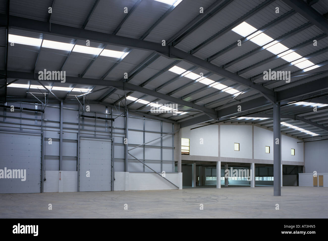 Large industrial building interior Stock Photo - Alamy