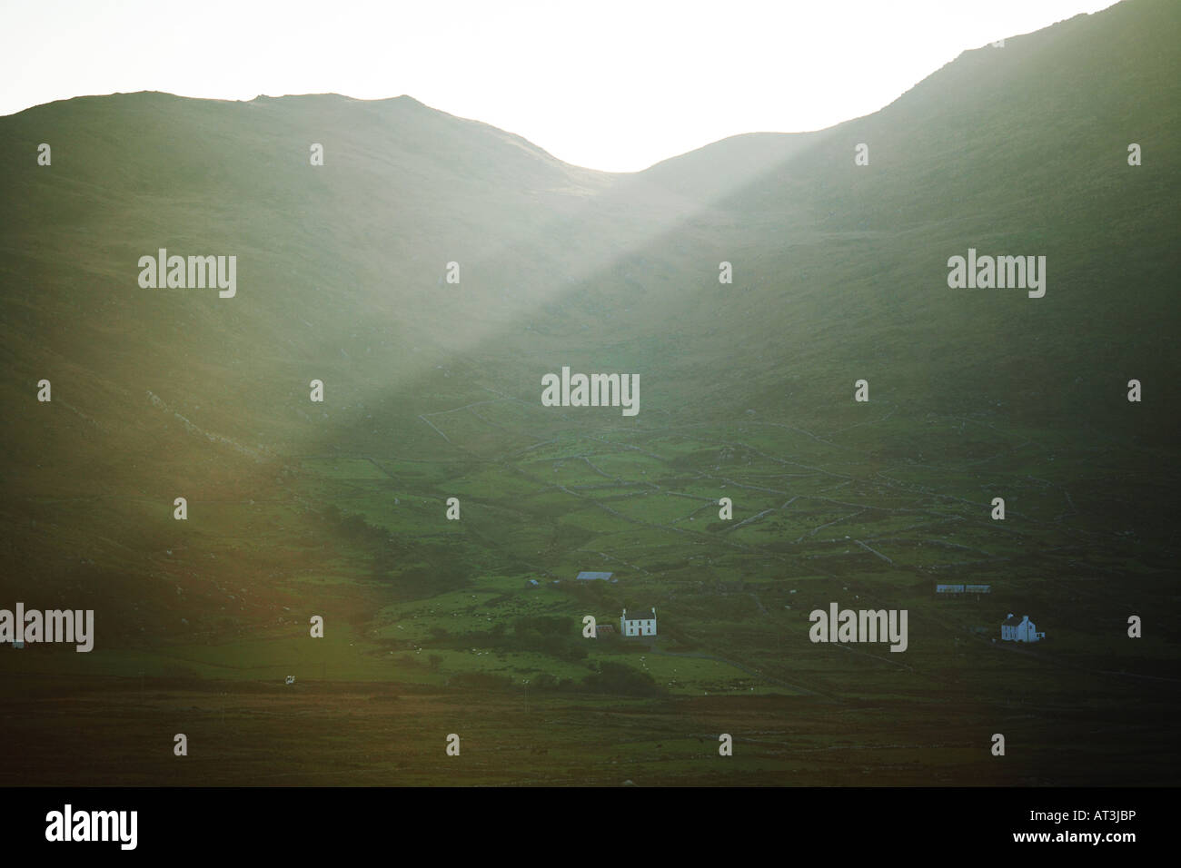 Sunset on the Ring of Kerry, County Kerry, Ireland Stock Photo - Alamy