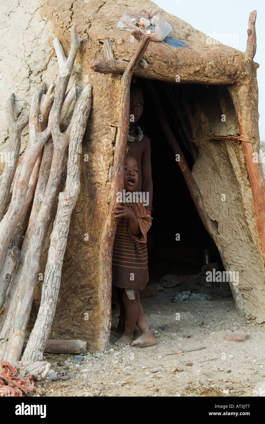 Himba Traditional Hut Stock Photo - Alamy