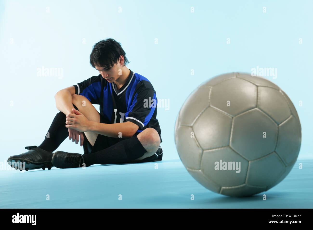 Exhausted football player hi-res stock photography and images - Alamy