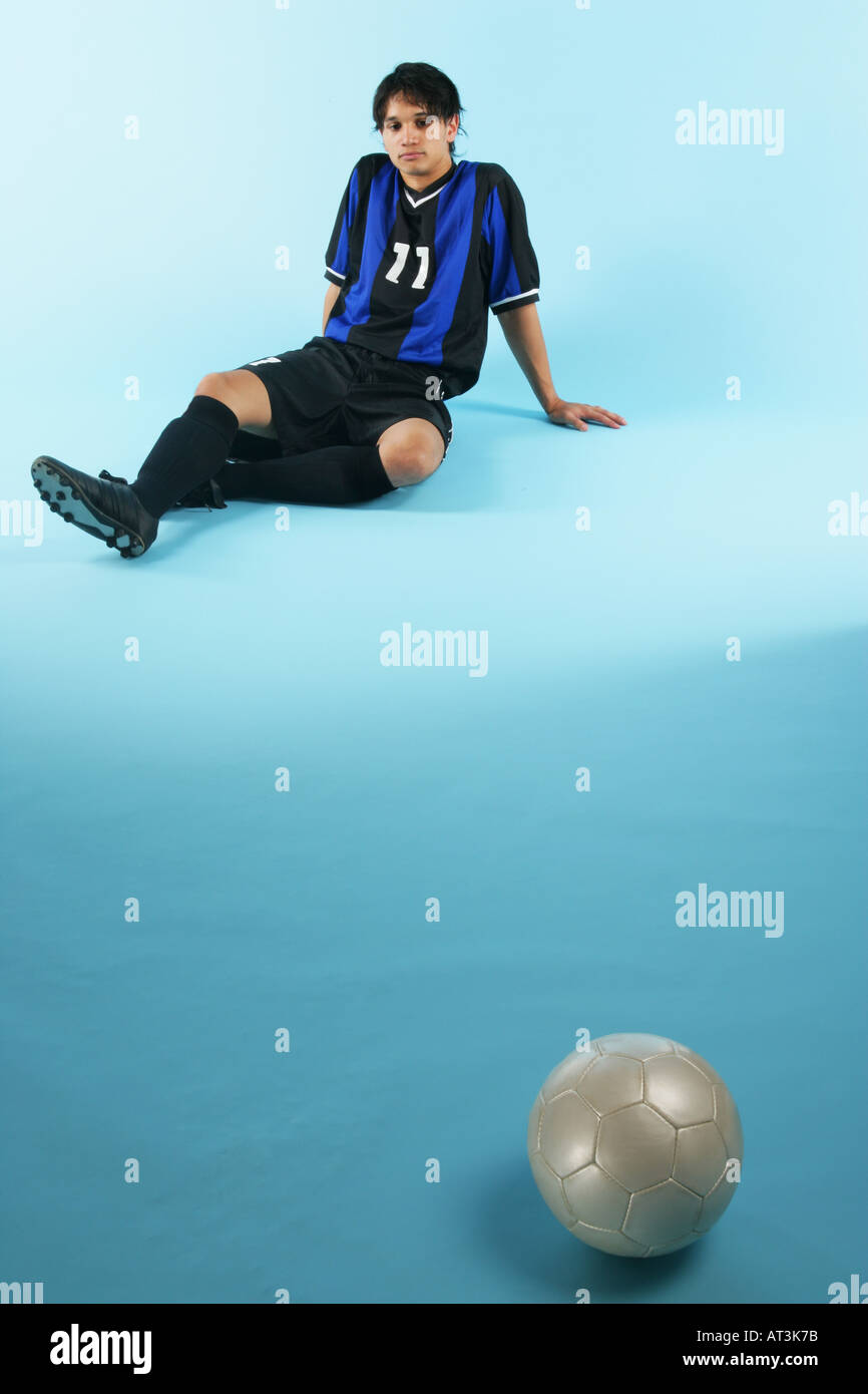 Exhausted football player hi-res stock photography and images - Alamy