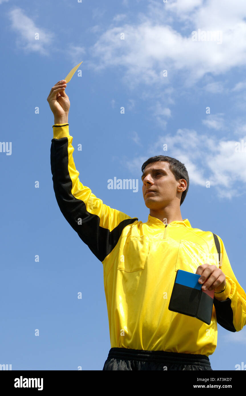 Booking caution yellow card football hi-res stock photography and ...
