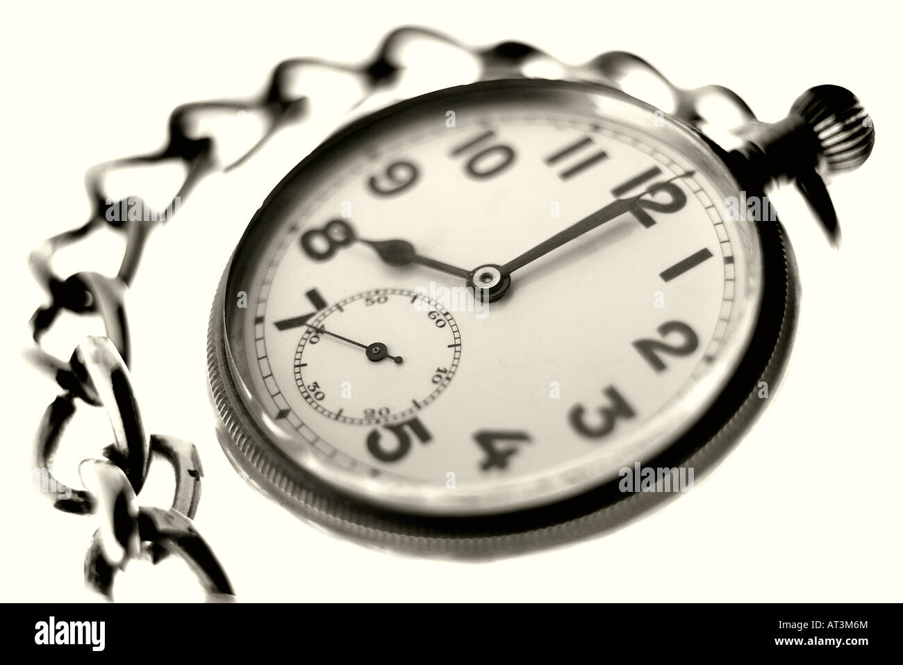 Old pocket watch with chain Stock Photo - Alamy