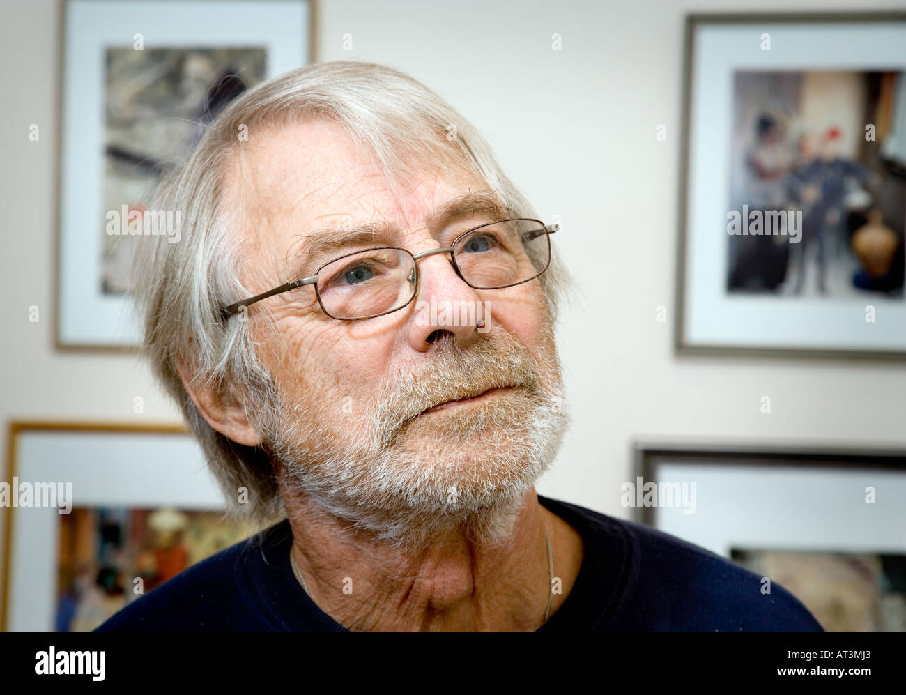Model released portrait of a well known artist in Stockholm Stock Photo ...